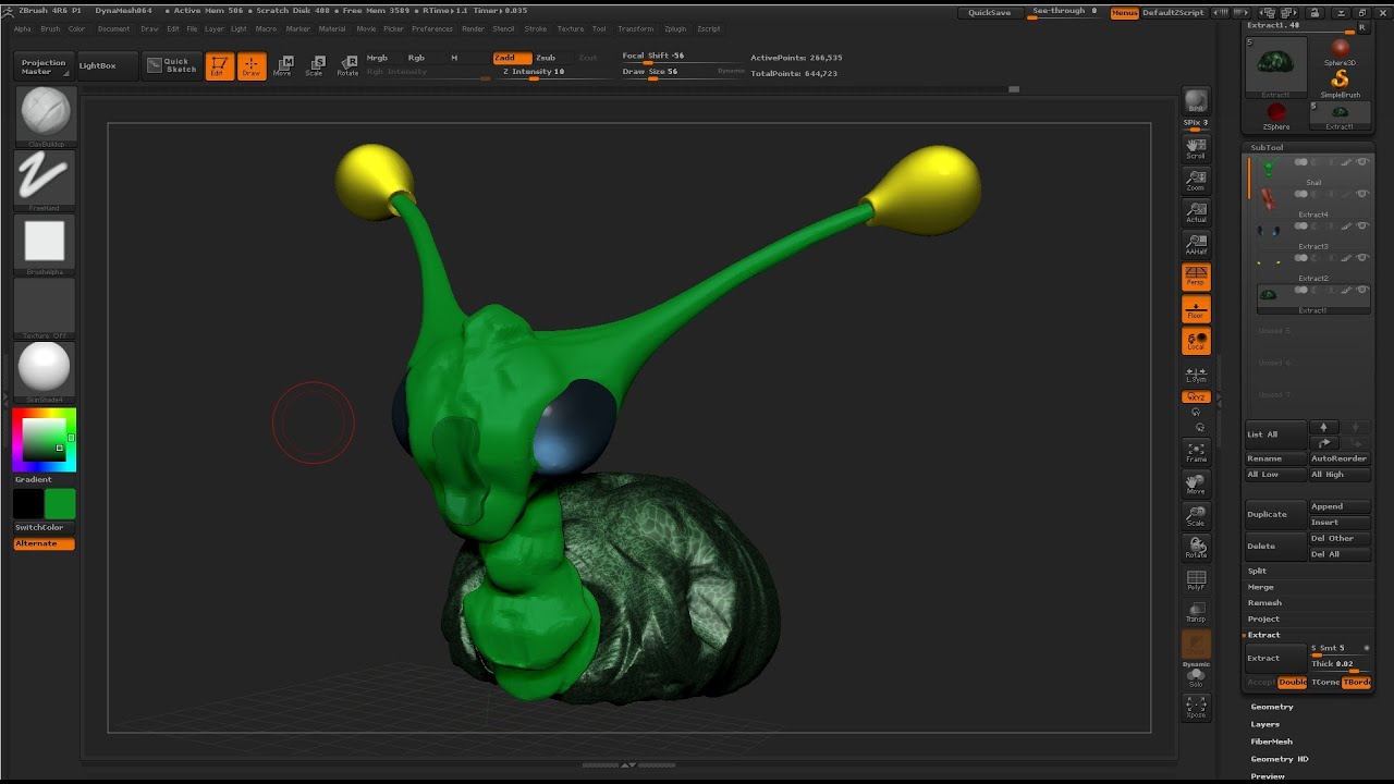 Zbrush4R6 Solo Dynamic - YouTube
