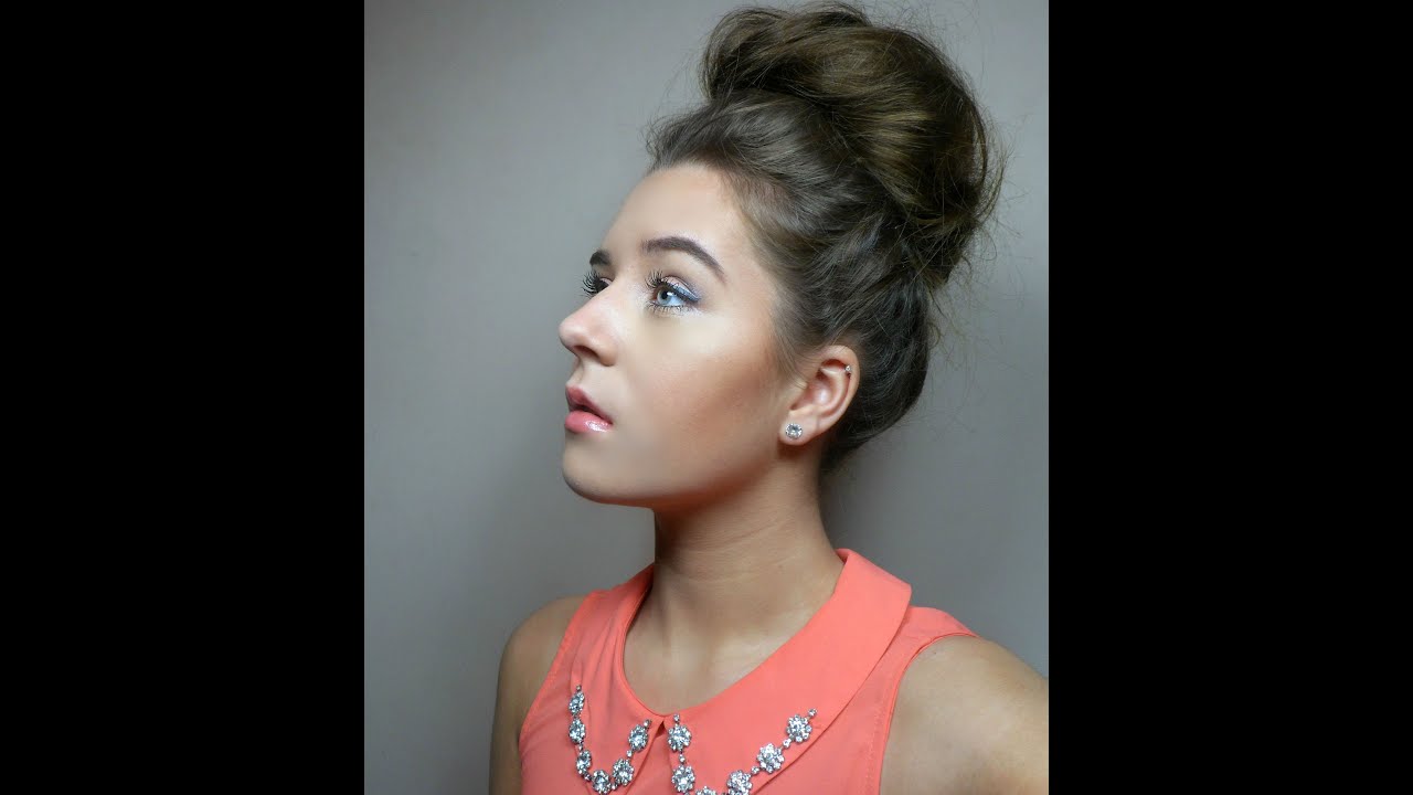 Quick and Easy High Messy Bun Tutorial | Faobeauty - YouTube