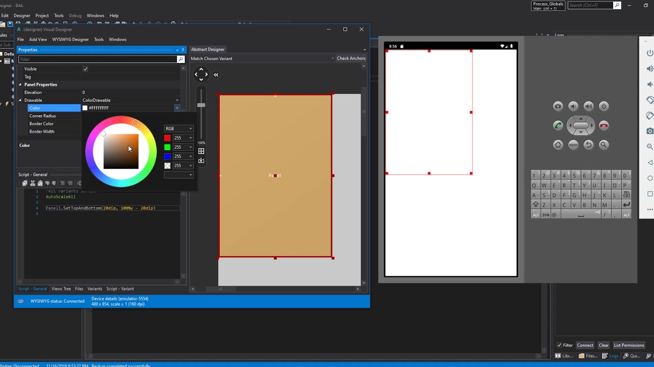 005 - How to use B4A designer - YouTube