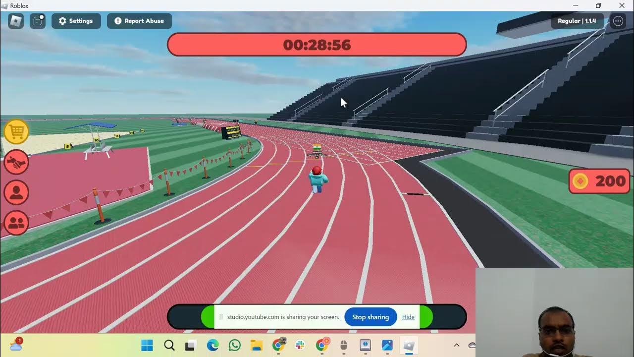How to Play track and Field Infinity on roblox - YouTube