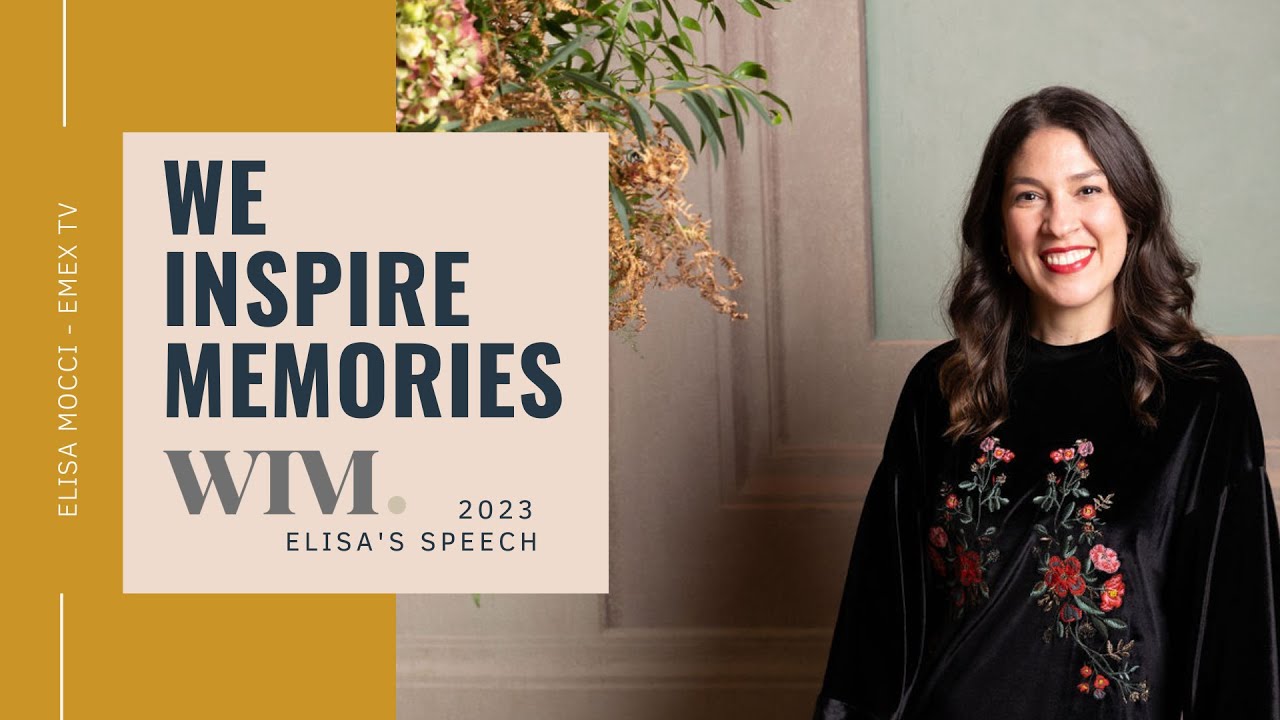 Elisa Mocci speaker al WIM 2023 | We Inspire Memories | Emex Academy ...