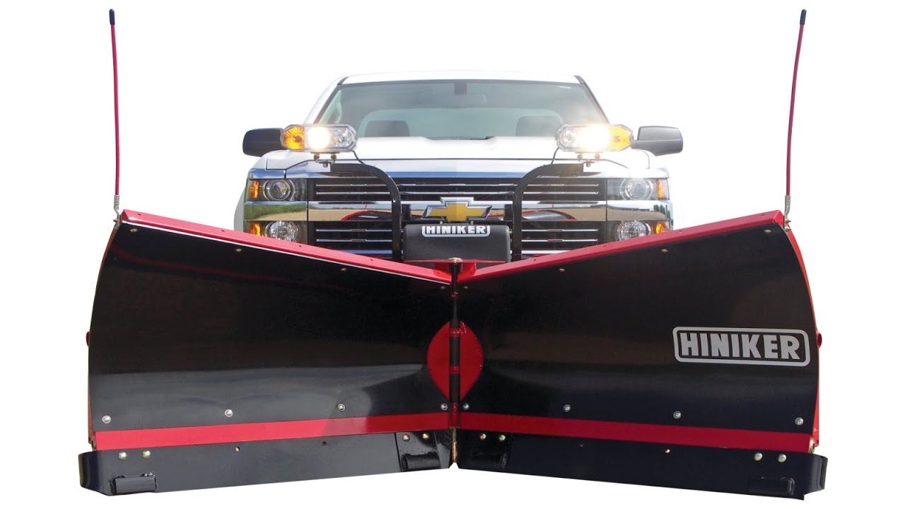 Hiniker 9000 Series V plow - YouTube