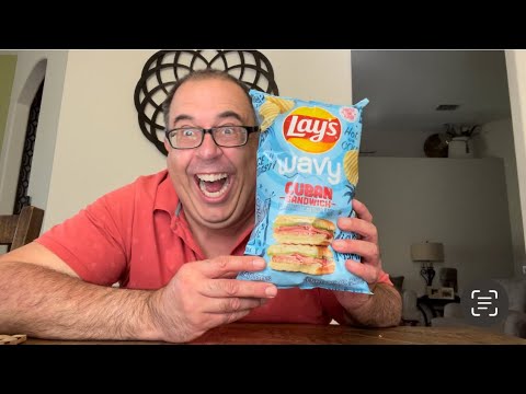 Lay’s New Wavy Cuban Sandwich Potato Chips 😱 - YouTube