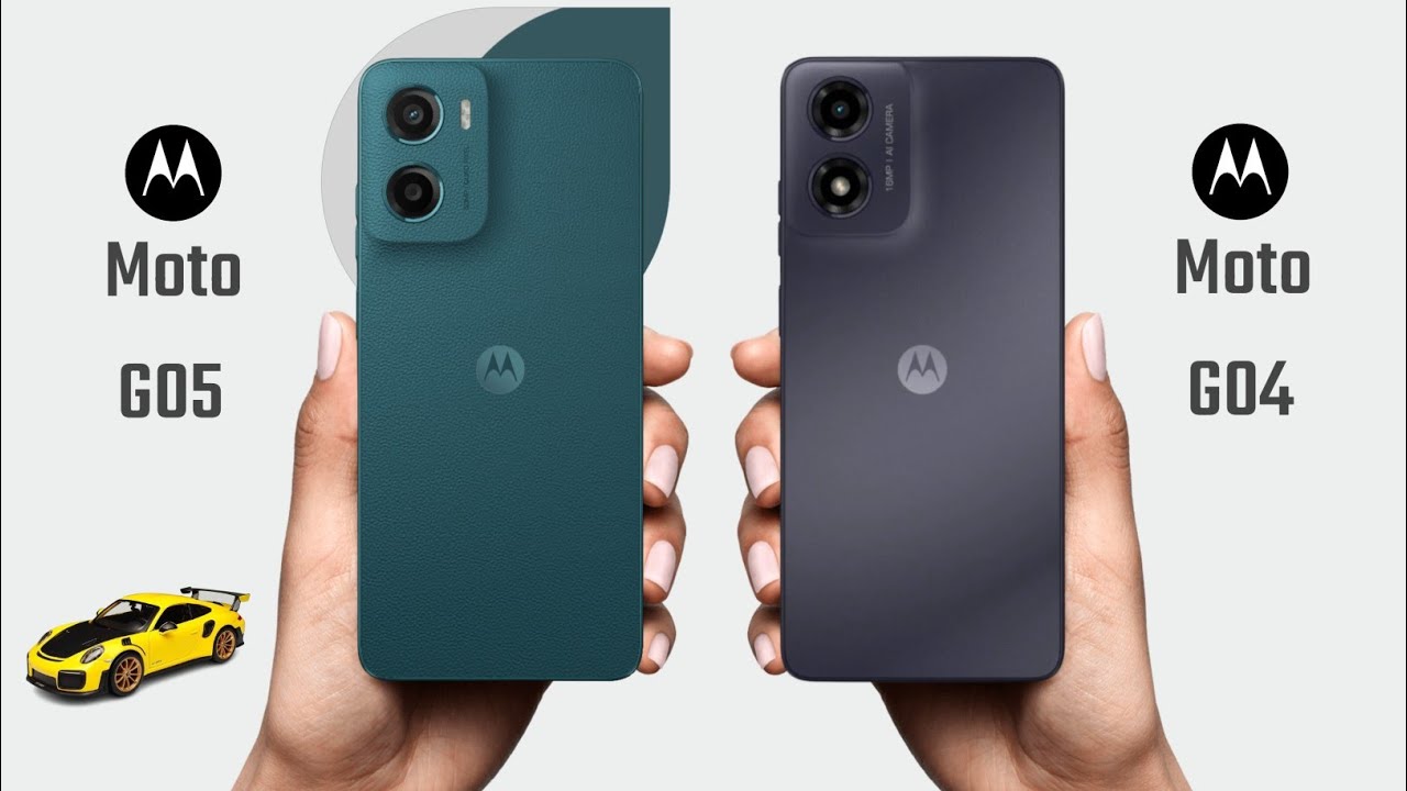 Moto G05 vs Moto G04 - YouTube
