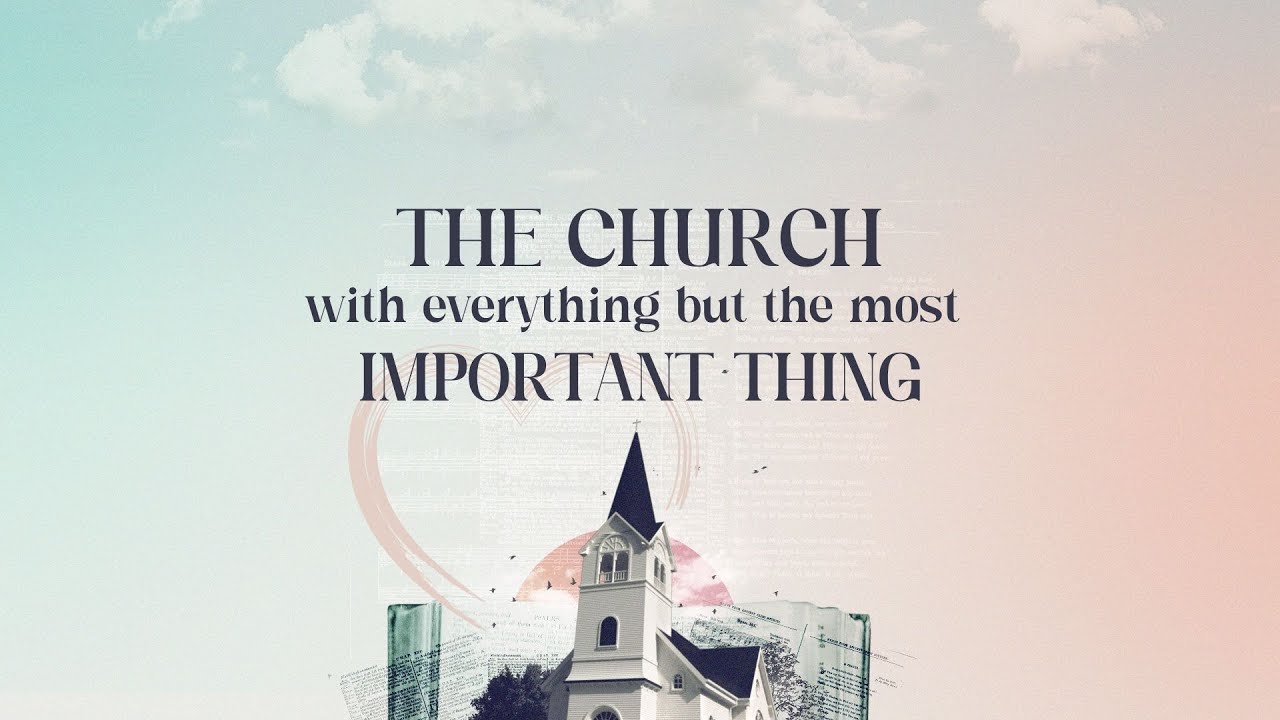 Sunday Service | The Church With Everything But The Most Important ...