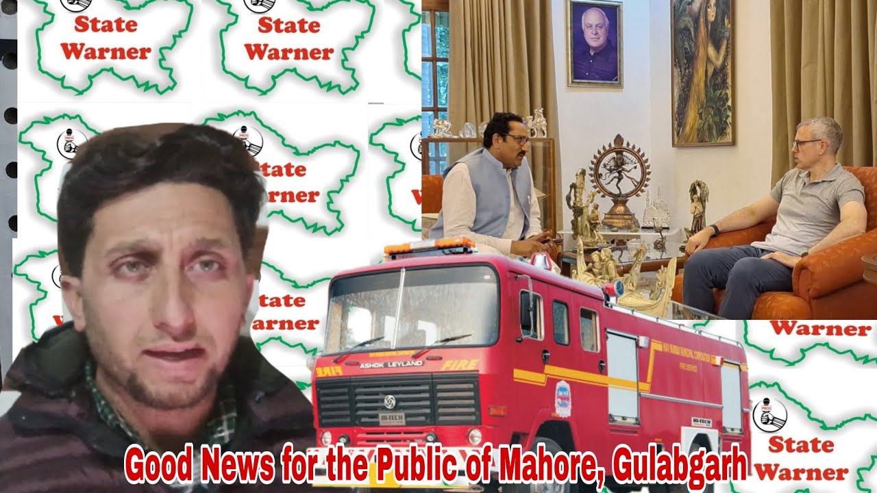 Good News for the Public of Mahore,Gulabgarh by MLA Er Khursheed Ahmed ...