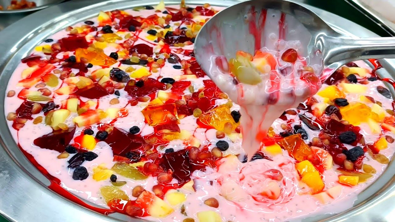Sago recipes for dessert | Ramadan special sago fruit chat | Sabunada ...
