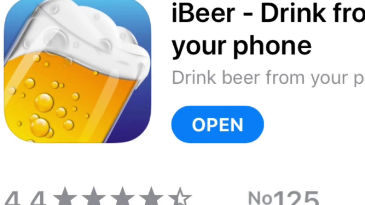 iBeer free (App Store) Review, 10/10 digital Pint of Lager Beer, would ...