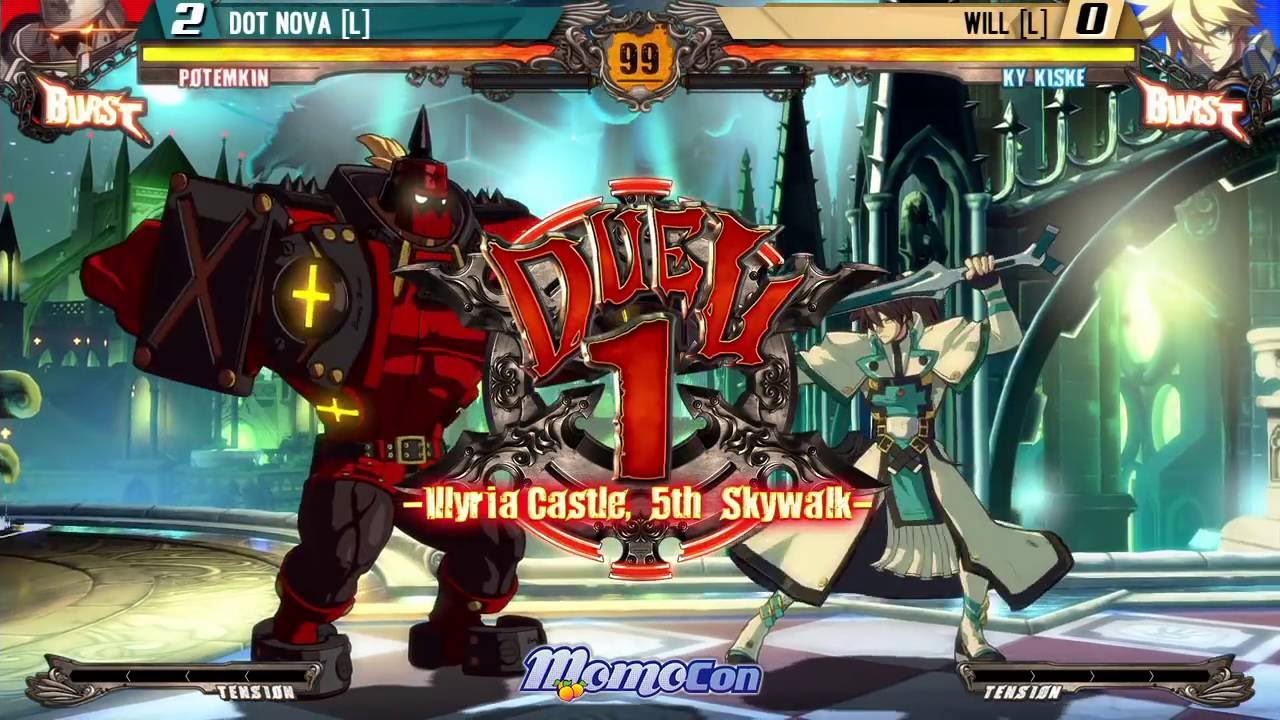MomoCon 2016 Guilty Gear Xrd Revelator Grand Finals Dot Nova vs Will ...