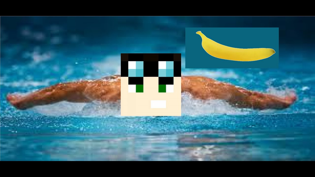 SWIMMING WITH A BANANA! (DayM Part 1) - YouTube