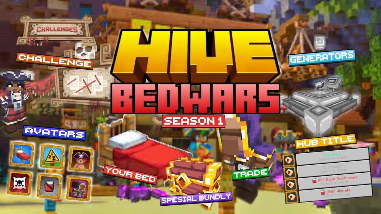 The Hive Bedwars Season 1🛌 : Opening Release at The Hive. #HiveBedwars ...