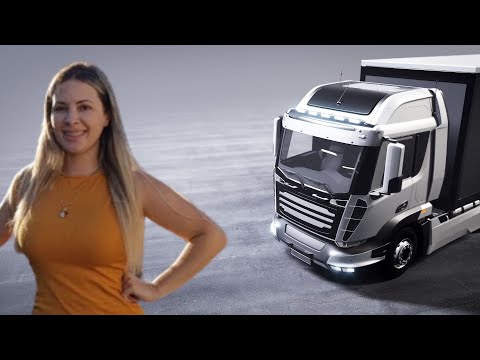 CANAL 1 NA TELA ALINE FUCHTER FALANDO QUE É MUITO AGITADA, MOSTRA BRAÇO, VÍDEO DO CAMINHÃO LIMPO