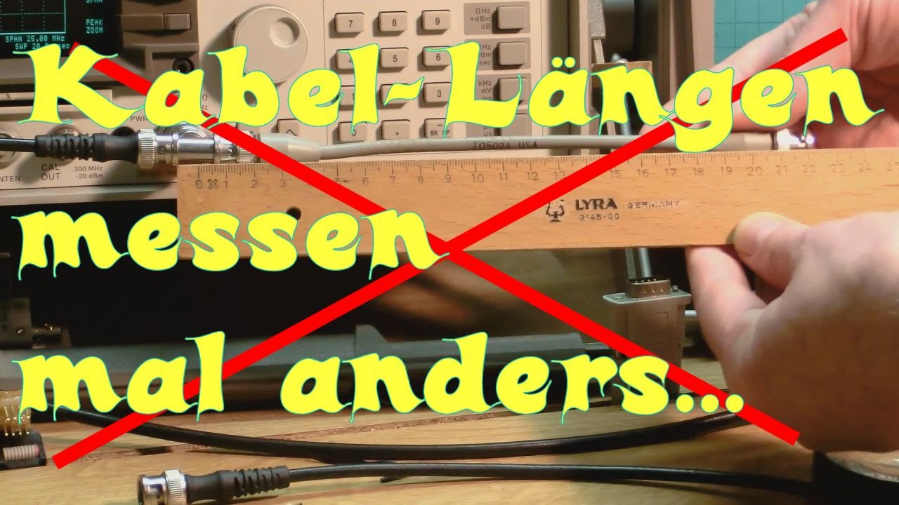 Kabellängen messen - rein elektrisch - so gehts ! - YouTube
