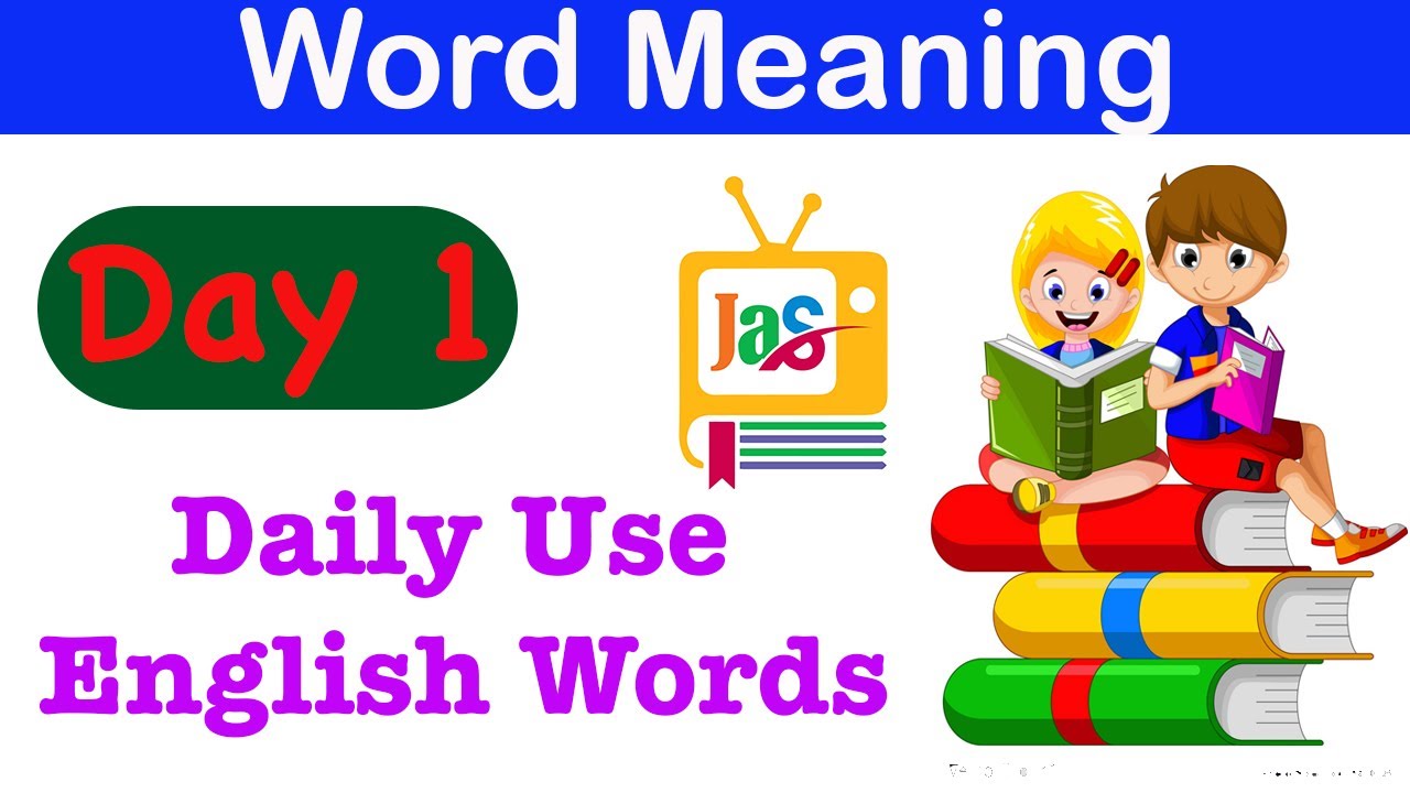 Word Meaning Day 1 | Word Meaning Practice | Basic English Words ...