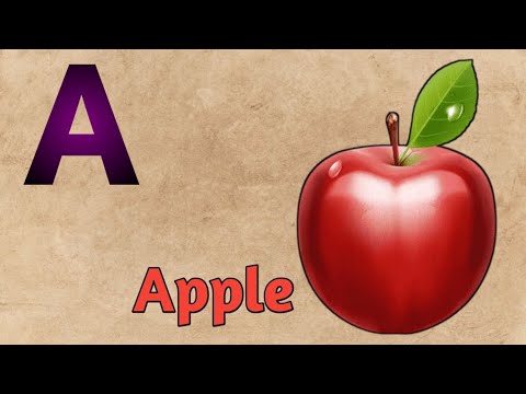 Apple to Zebra | Apple to Zebra with Spelling | A for Apple #appletozebra