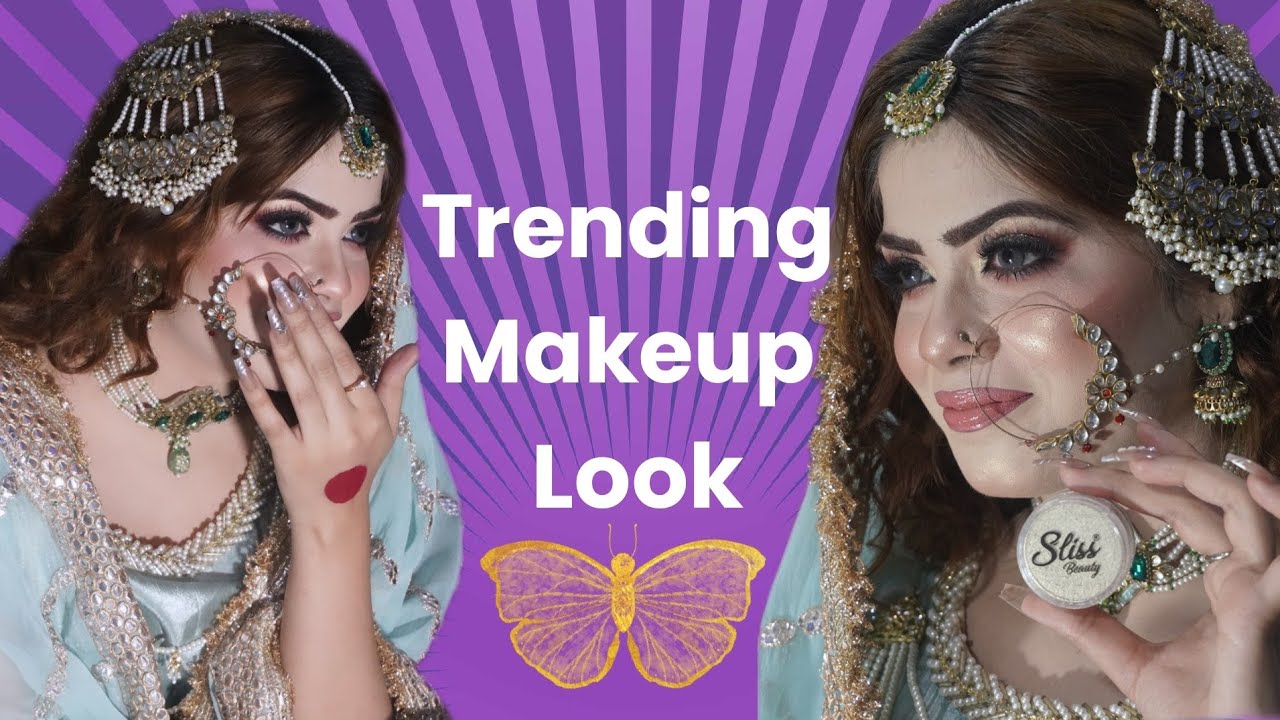 Step By Step Makeup Tutorial Trending Look #youtube #viralvideo - YouTube