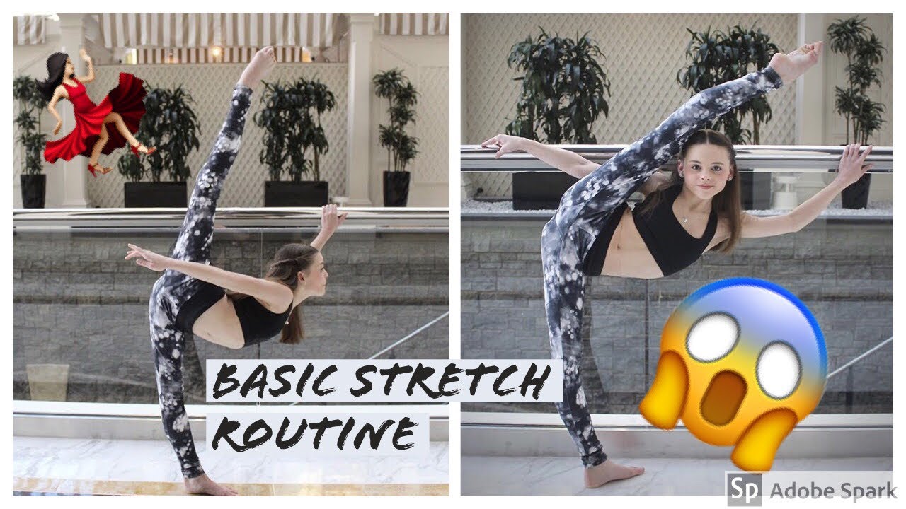 HOW TO BECOME SUPER FLEXIBLE!!!!!!!! BASIC DANCER STRETCH ROUTINE ...
