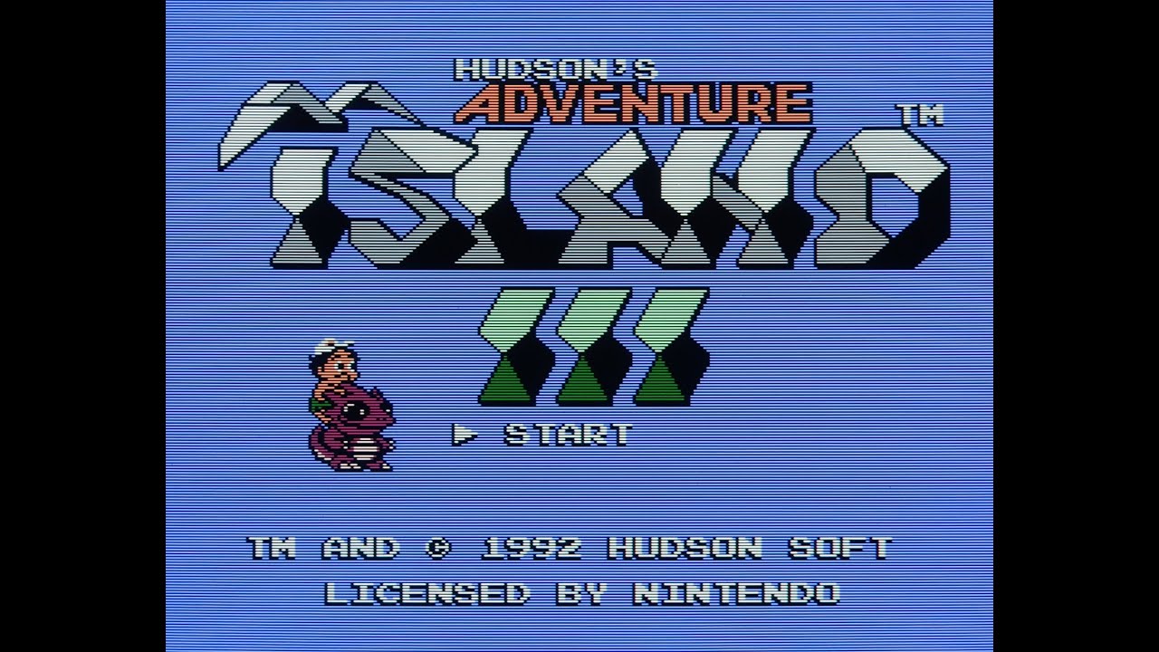 Adventure Island III Intro (NES) - Sony BVM-A32 (Reference CRT Monitor ...