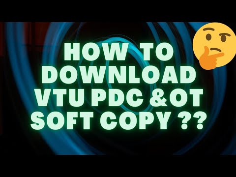 VTU PDC & OFFICIAL TRANSCRIPT SOFTCOPY || DOWNLOAD PROCESS ||🧑‍🎓 #vtu # ...