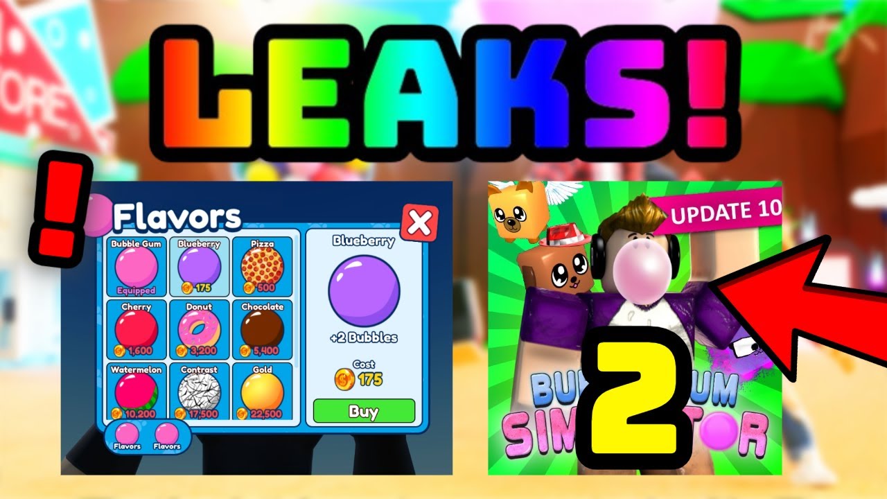 🍭GUM SHOP REVEALED!! 🔥BUBBLE GUM SIMULATOR 2 IS COMING SOON!! | Bubble ...