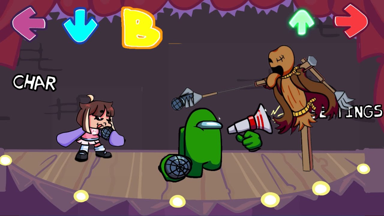 FNF characters sings pink soldiers from squid game part 2 - YouTube