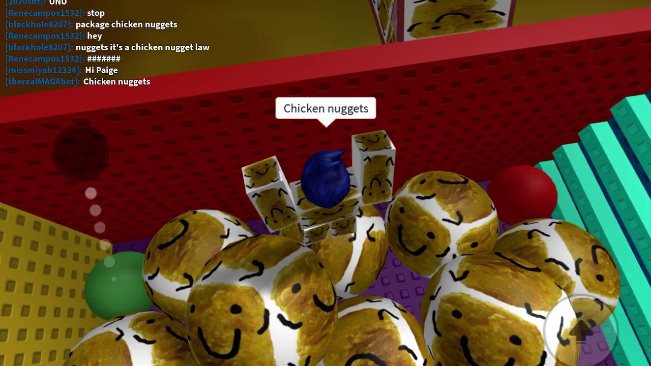 there’s a chicken nugget game on Roblox lol (chicken nugget club) - YouTube