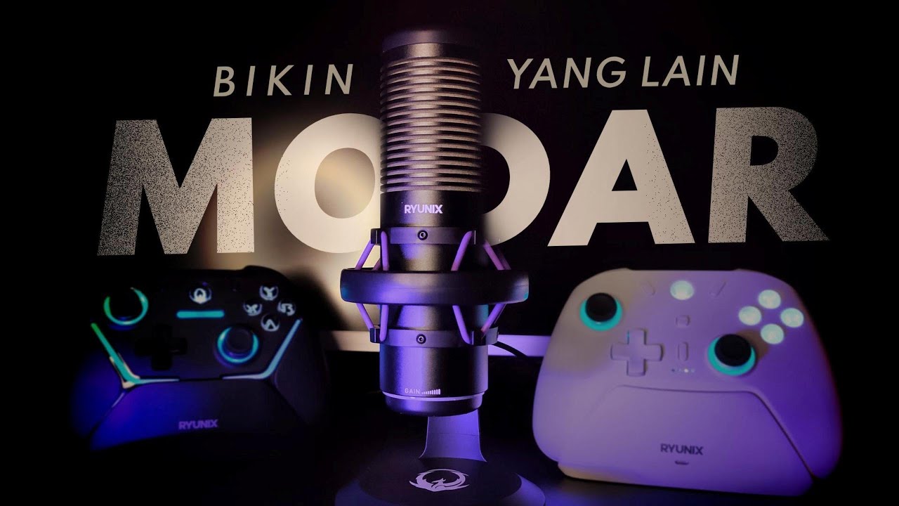 MIC CONDENSER RYUNIX UTA CX1 & BOOM ARM GOGO XC1 - YouTube