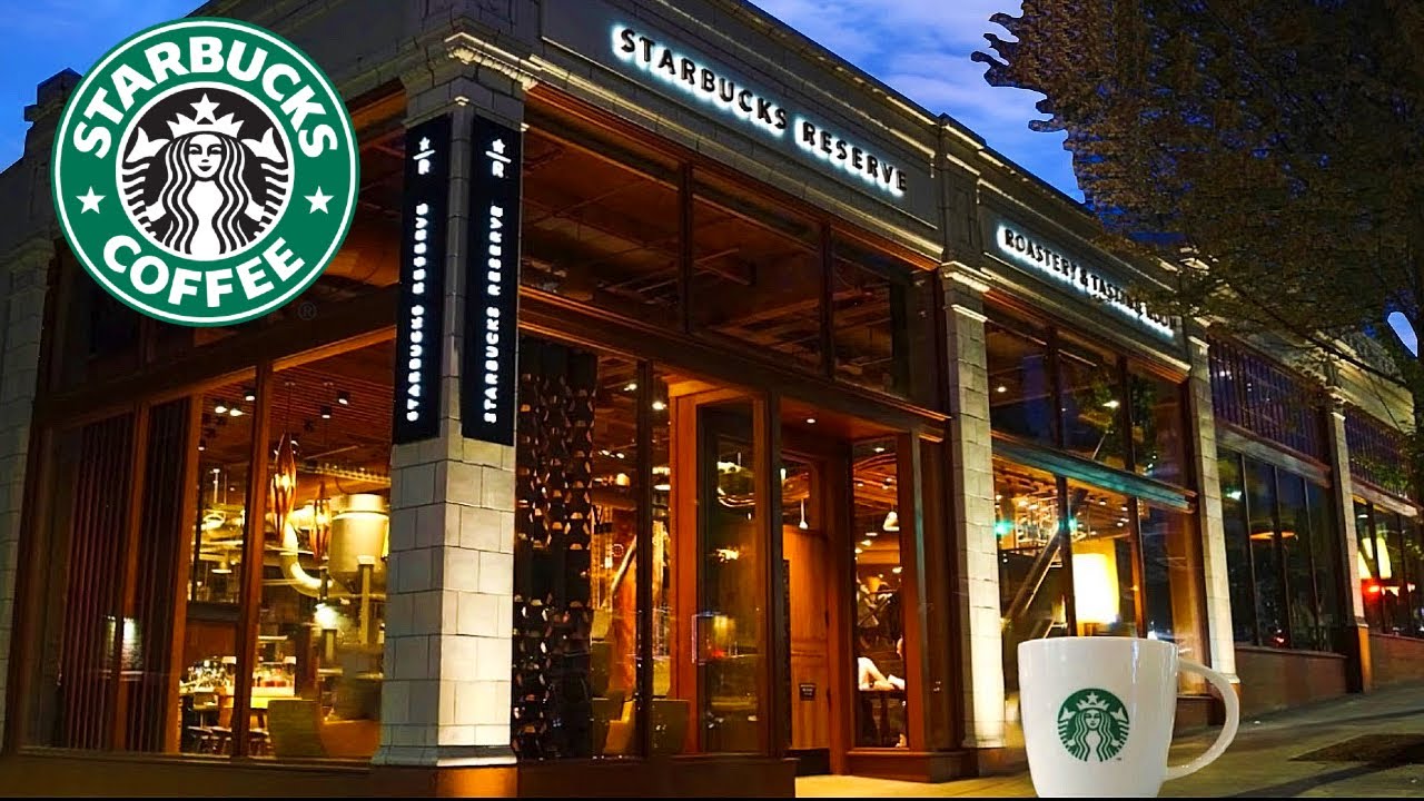Autumn Starbucks Cafe Ambience with Clouds Relaxing Jazz Music for ...