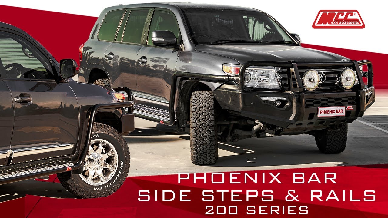 200 Series Fitout MCC Phoenix Bar + Side Steps & Rails | Perfect ...