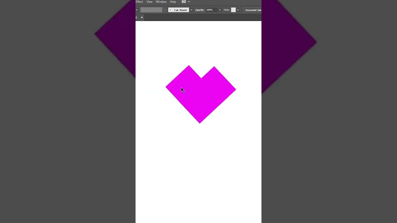Create Heart In Illustrator heart adobeillustrator easytutorials Create Heart In Illustrator heart adobeillustrator easytutorials