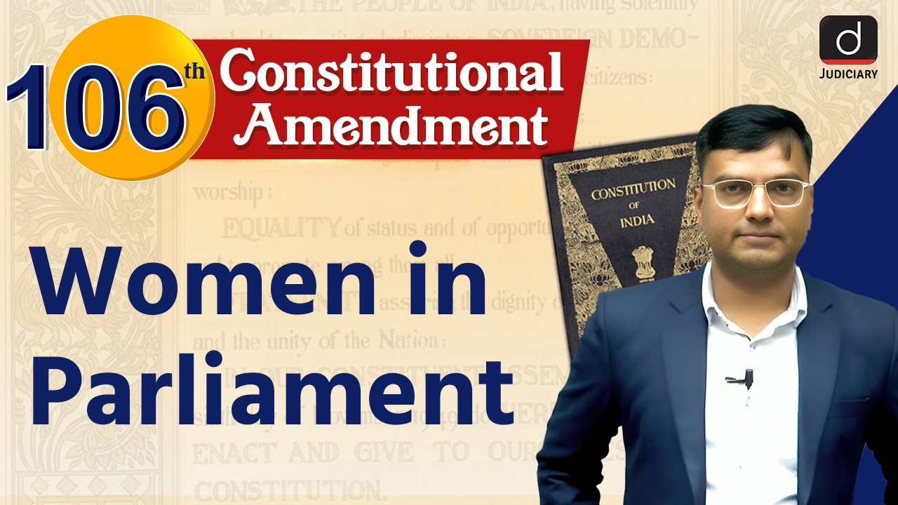 106th Constitutional Amendment | Women Reservation in Parliament ...
