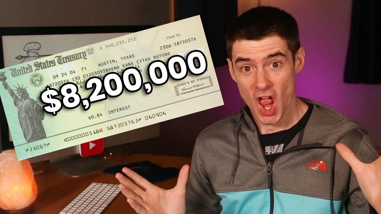 Man Gets Stimulus Check for $8.2 MILLION - YouTube