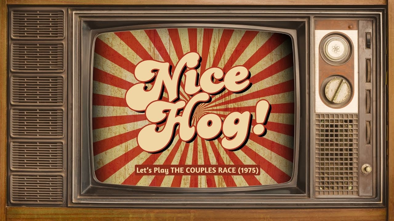 Nice Hog! Plays THE COUPLES RACE - 1975 Unaired Game Show Pilot - YouTube