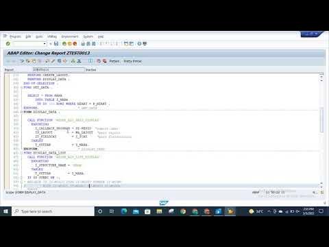 ALV Report With Layout | SAP ABAP | #abap #abaptutorials #alvreport ...