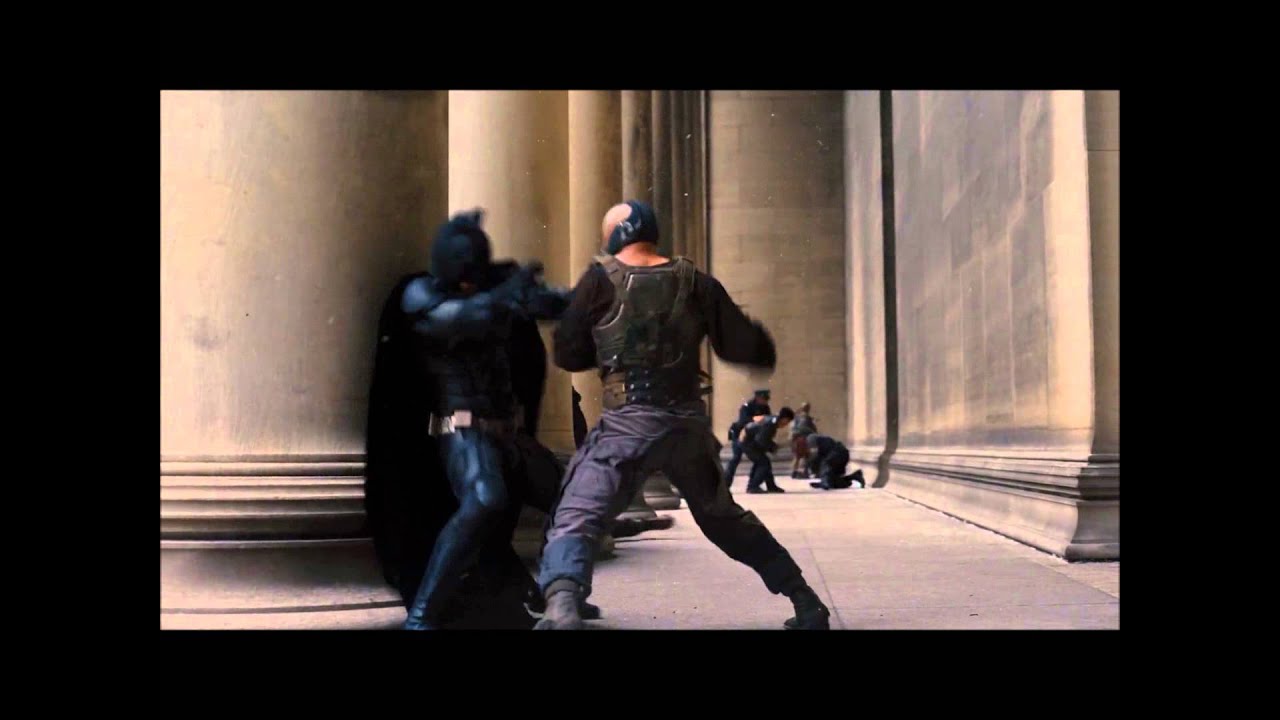 Batman Breaks Banes Mask - YouTube