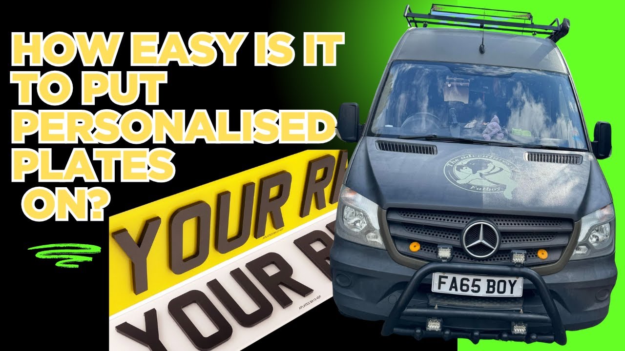 How easy is it to put personalised plates on? - YouTube
