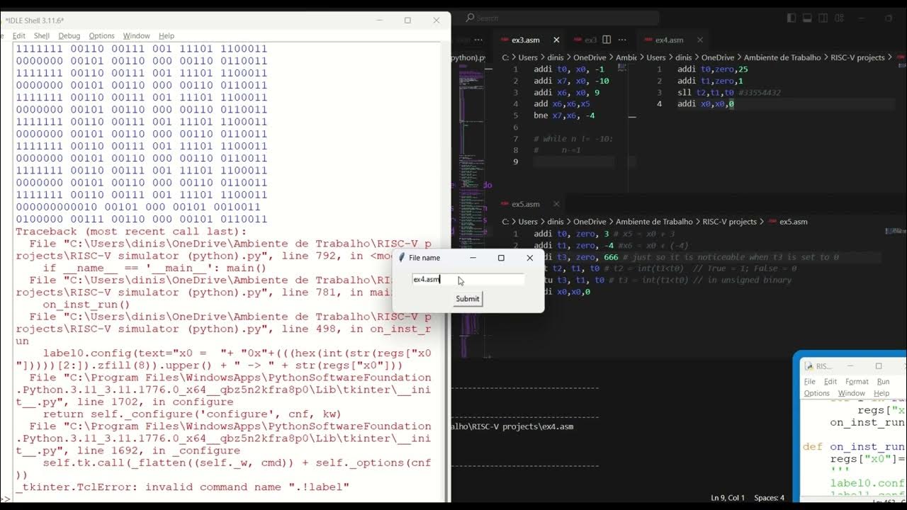 RISC-V simulator - YouTube