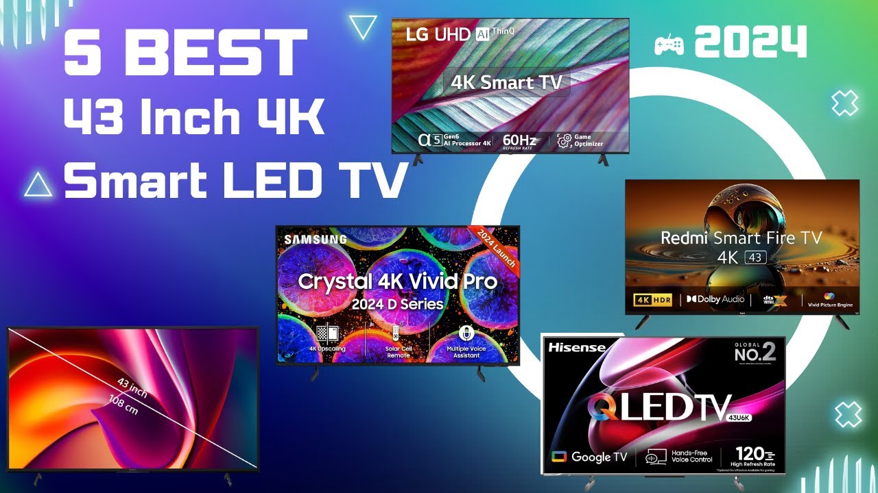 5 Best 43 Inch 4K Smart TV 2024 | Top 43 Inch Smart LED TV | Best 43 ...