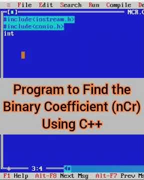 C++ Program To Find the Value of nCr | C++ | #Shorts - YouTube