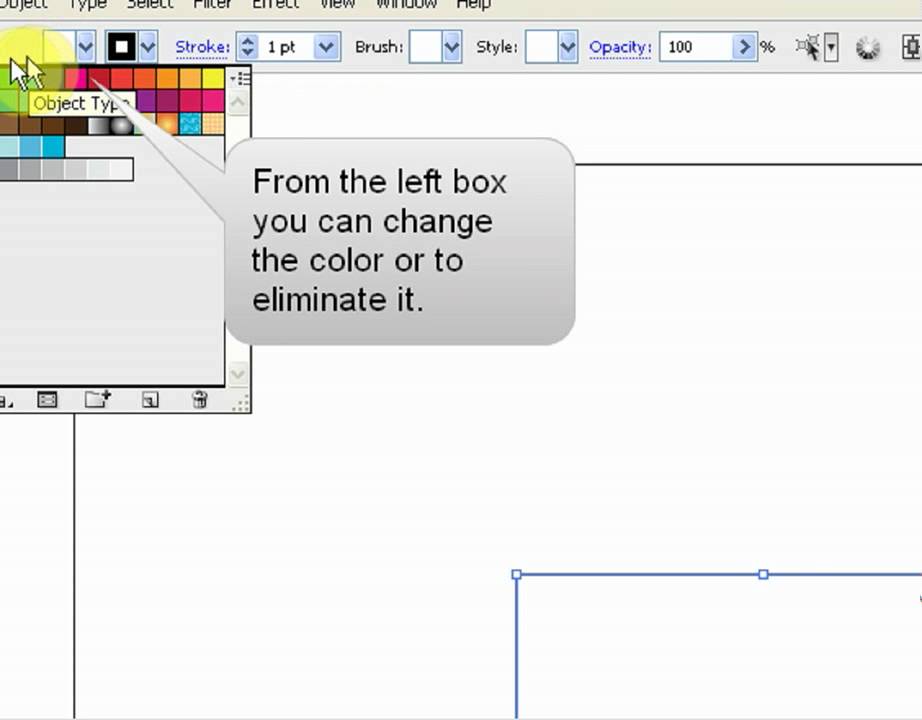 Adobe Illustrator - fill and stroke tutorial // www.logolitic.com - YouTube