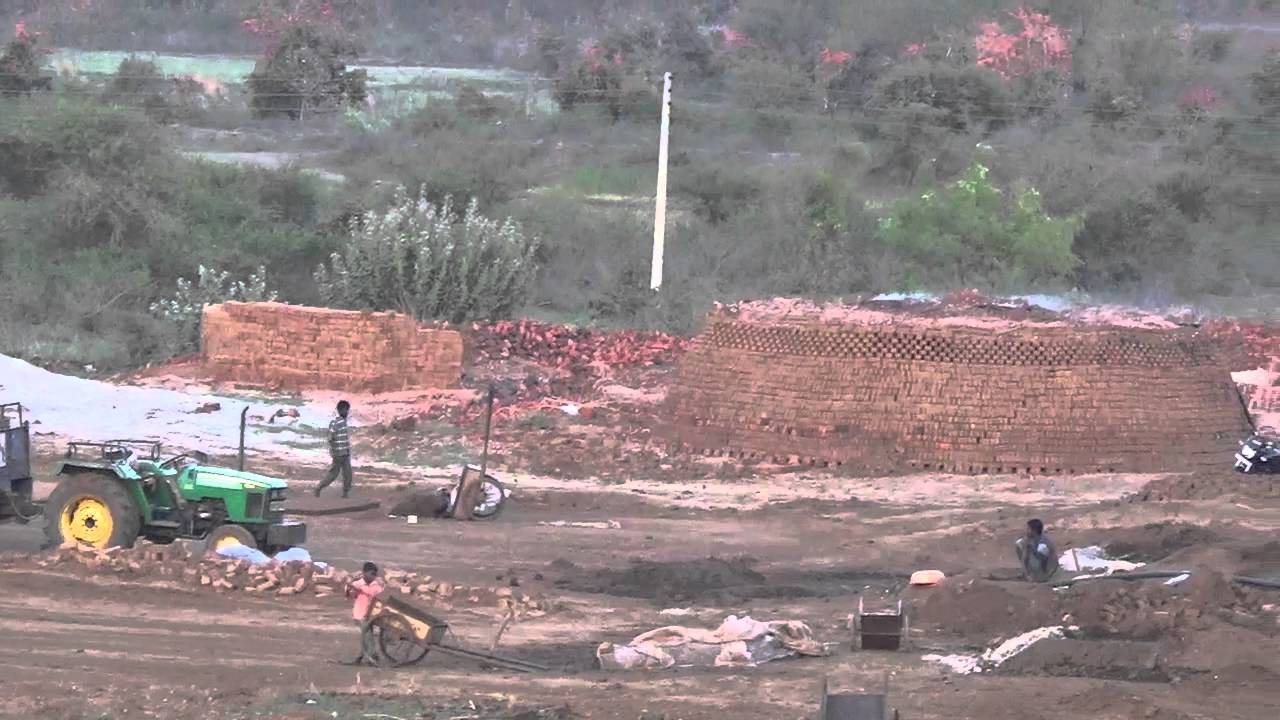 Brick Making Traditional Rural Manufacturing Indian style MP4 HD - YouTube