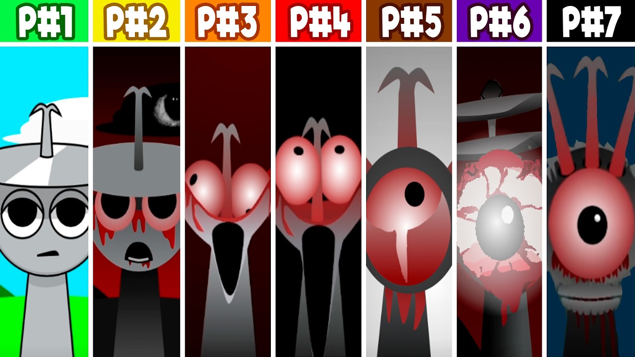 Sprunki Mix! Phase 1 VS Phase 2 VS Phase 3 VS Phase 4 VS Phase 5 VS ...