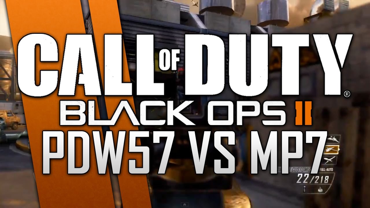 Black Ops 2 - PDW-57 vs MP7 Comparison -The BEST Gun in Black Ops 2 ...