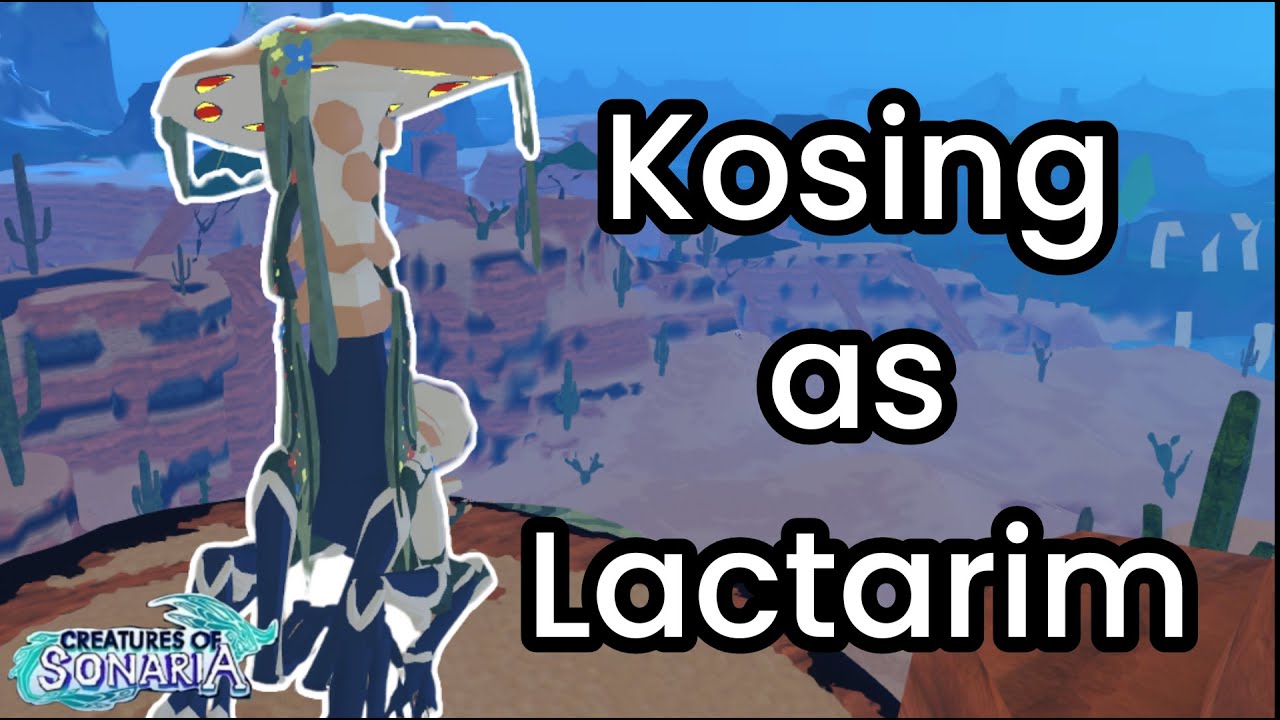 KOSing as Lactarim! | Creatures of Sonaria | Roblox - YouTube