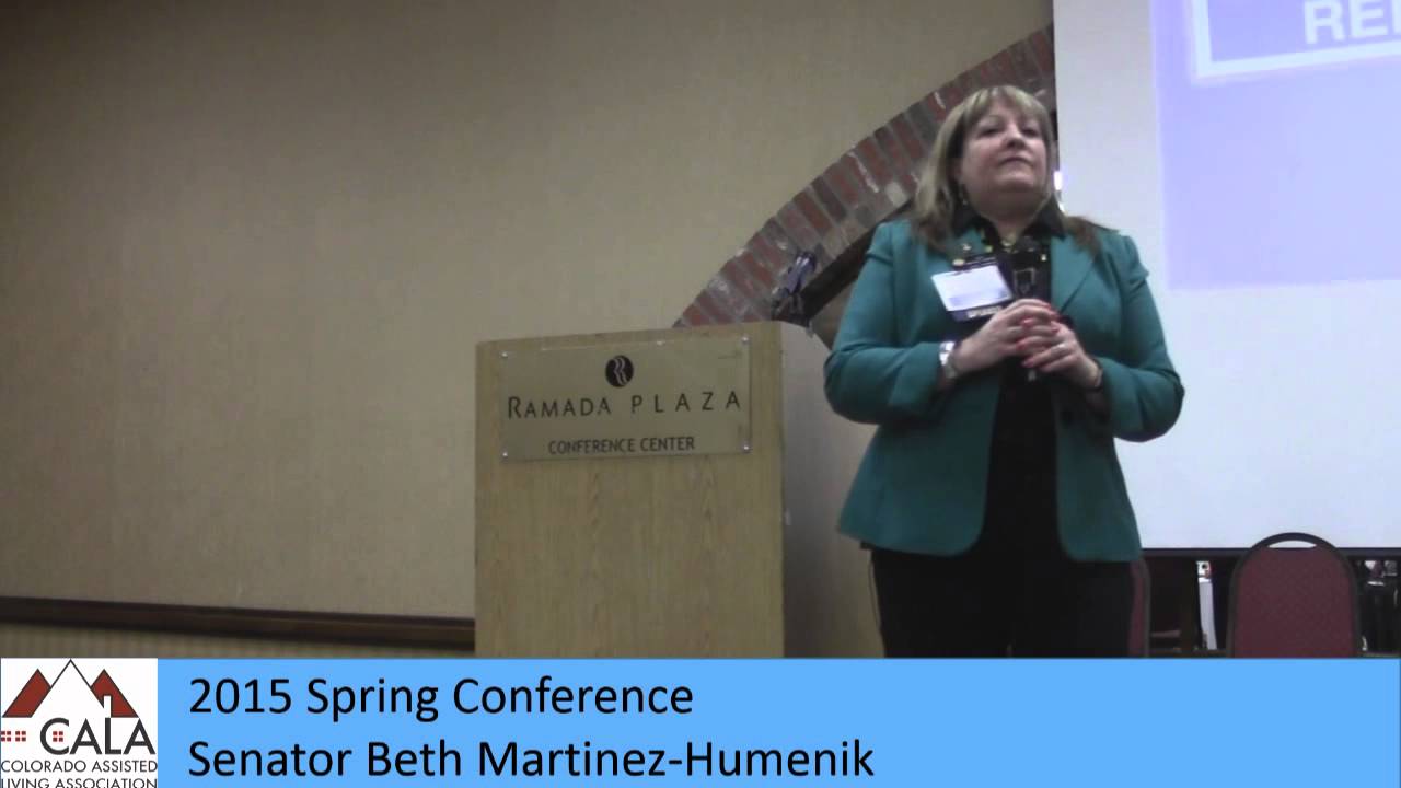 2015 CALA Spring Conference Senator Beth Martinez-Humenik - YouTube