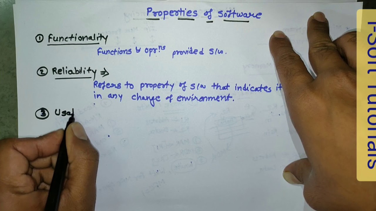 Properties of Software | Software Engineering | 18 | i-Soft Tutorials ...