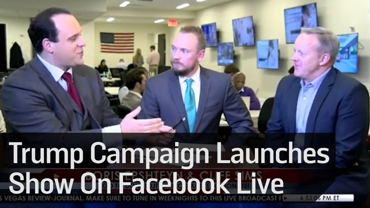 Trump Campaign Launches Show On Facebook Live - YouTube