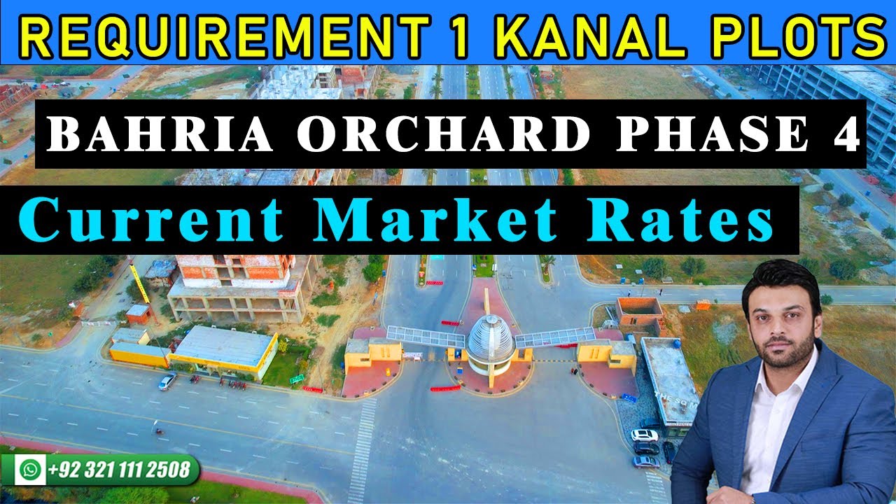 Requirement 1 Kanal Plots In Bahria Orchard Phase 4 Lahore | Current ...