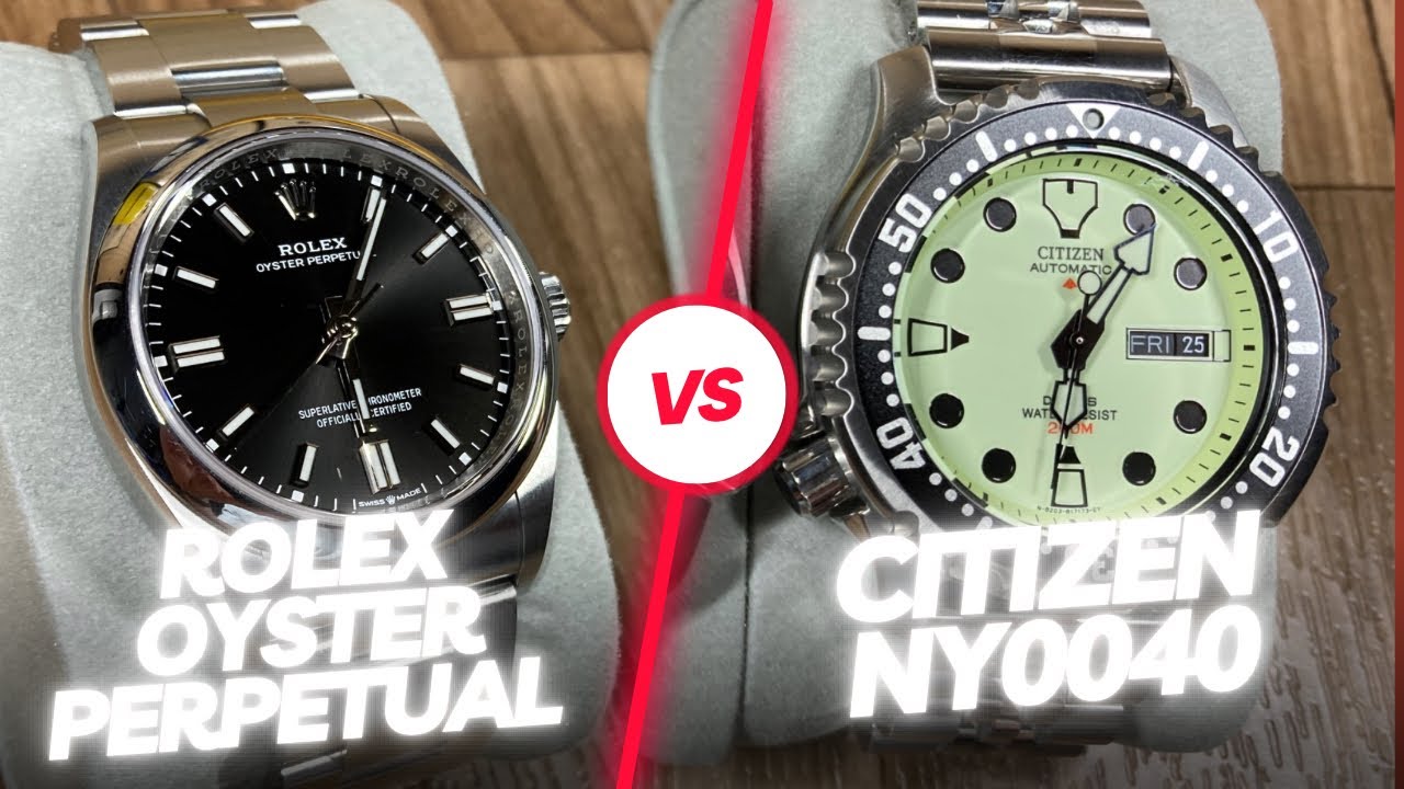 Rolex, Citizen and Bertucci Battle for the King of Lume - YouTube