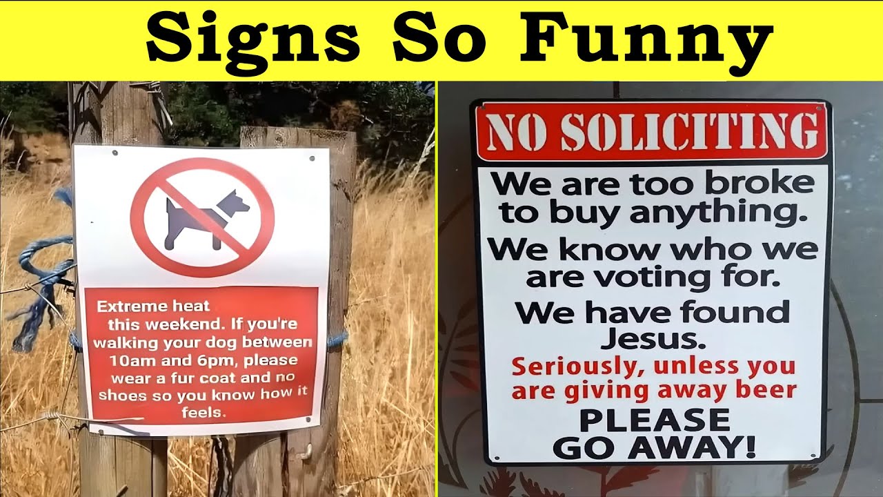 Epic Sign Fails That Will Make Your Day! || Happy Panda - YouTube